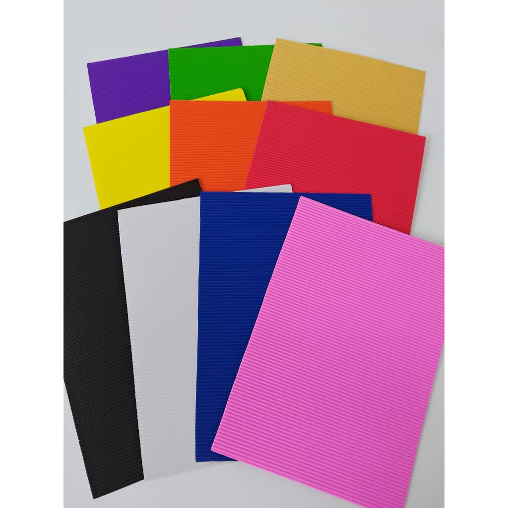 Readystock Available Promotion DIY Art & Craft A4 Corrugated Paper ...