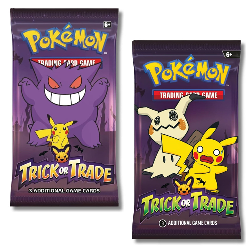 Pokemon TCG Pokémon Trading Card Game Trick or Trade Mimikyu & Pikachu ...