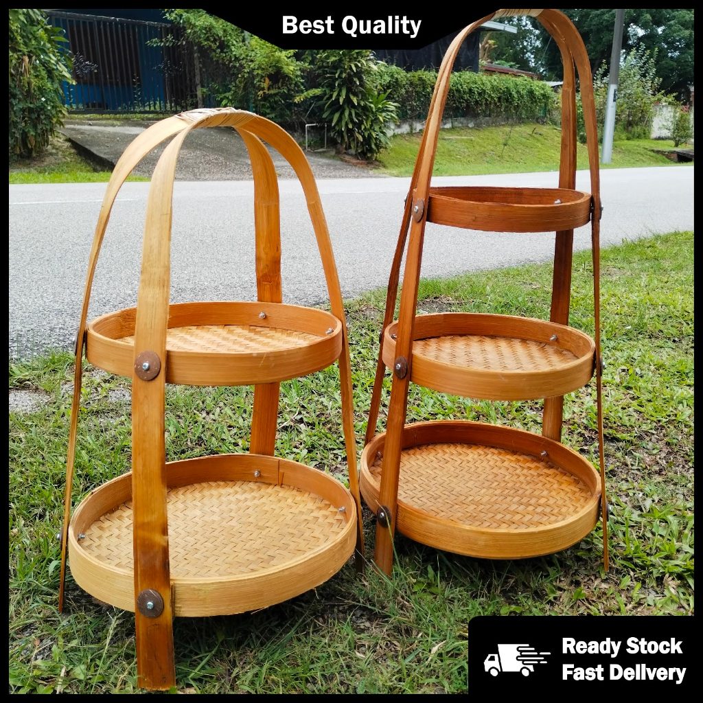 Rak Rotan 3 Lapisan // Rak Rotan 2 Lapisan // Rattan Rack 2 Layers ...