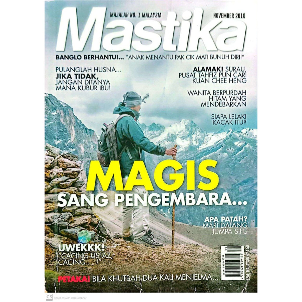 Preloved Majalah Mastika November 2016 – Kisah Magis, Misteri ...