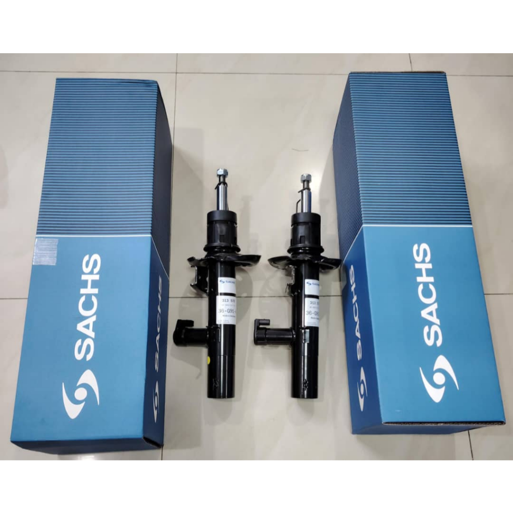 3C0413031D (1 SET 2PCS) 100% SACHS GERMANY FRONT ABSORBER ELECTRIC VW ...