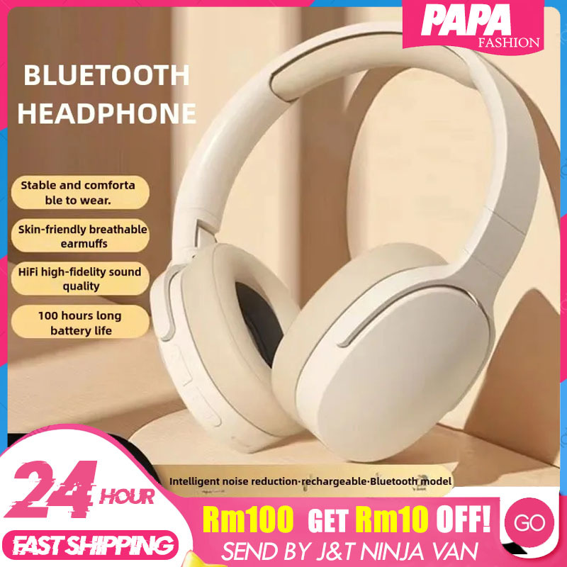 Bluetooth Headphone Wireless Headphones Strong Bass HD HIFI Stereo ...