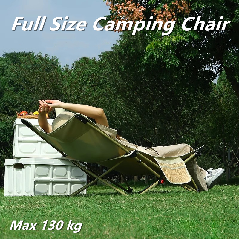 Berkhemah kerusi lipat Sport Full Size Camping Chair Folding with Leg ...