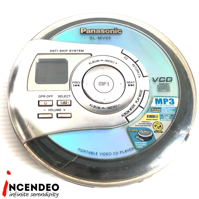 Retro Panasonic Portable MP3/CD/VCD Player SL-MV65 | Shopee Malaysia
