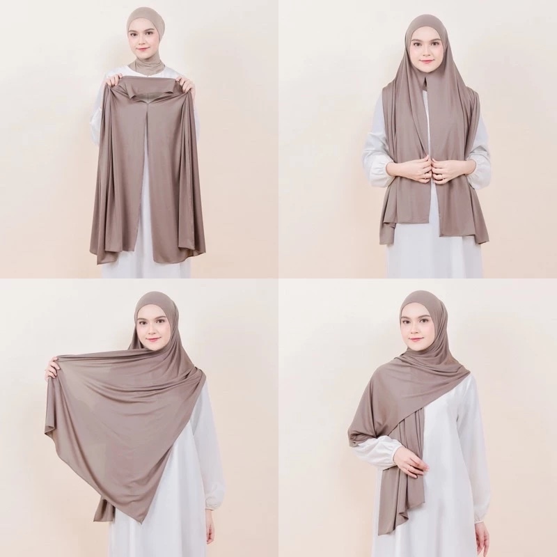 Premium Pashmina Hijab Shawl/Tudung Shawl Pashmina Instant Hijab/Tudung ...