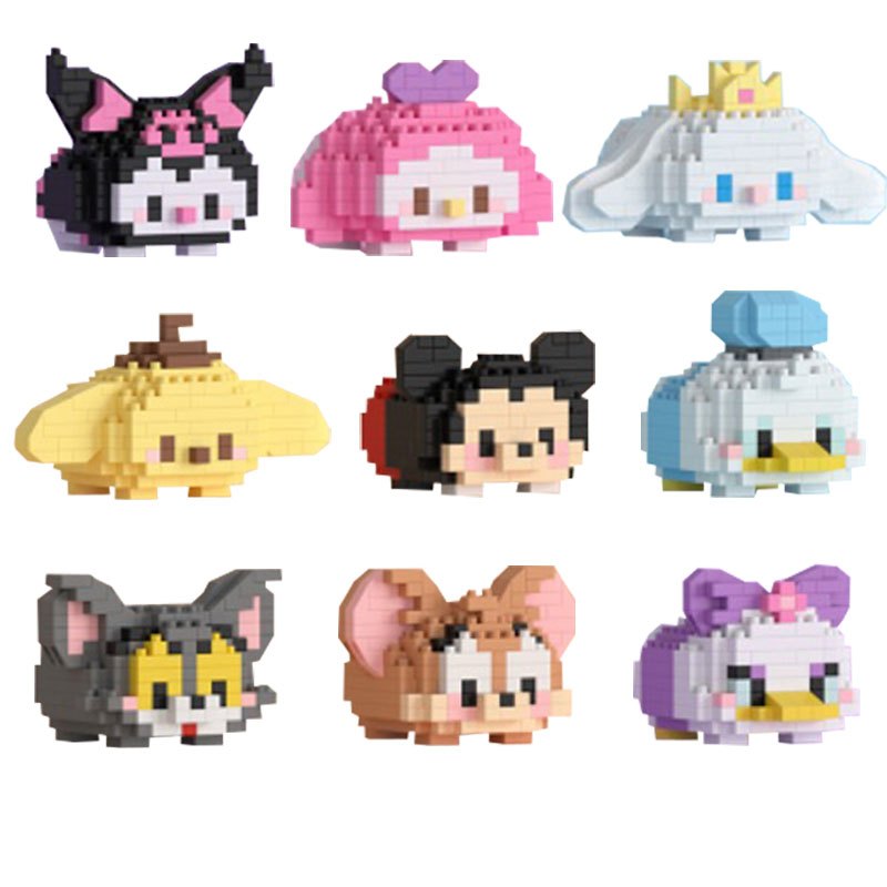 SongSong Nano Blocks Cartoon Toys Collection DIY Toys Girls Gifts ...