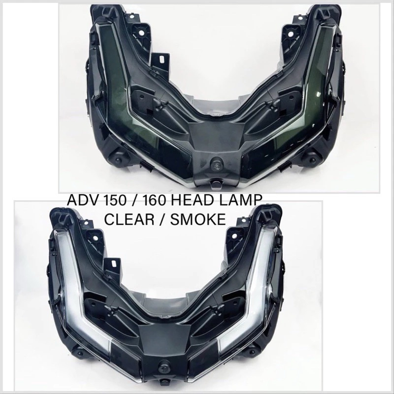 VISS HONDA ADV150 ADV 160 FRONT LED HEAD LAMP HEAD LIGHT LAMPU BESAR ...