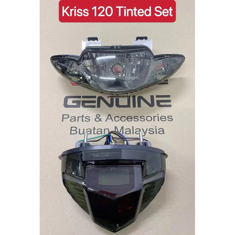 VISS MODENAS KRISS-120 KRISS120 KRISS 120 K120 HEAD LAMP + TAIL LIGHT ...