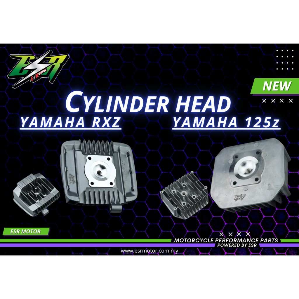 ESR MOTOR RACING HEAD FOR YAMAHA RXZ DAN 125ZR | Shopee Malaysia