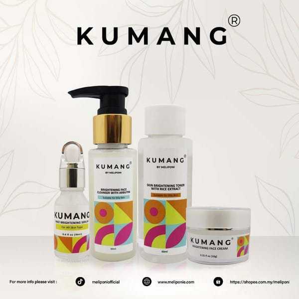 Skincare Set Kumang (Cleanser, Serum, Toner, Face Cream) | Shopee Malaysia
