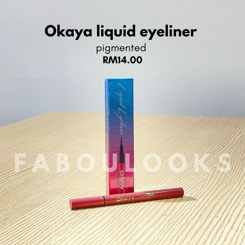 FABOULOOKS BEAUTY ( OKAYA LIQUID EYELINER ) | Shopee Malaysia