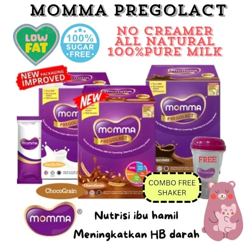 Milk Booster Momma pregolact |Susu ibu hamil tambah HB darah tambah ...