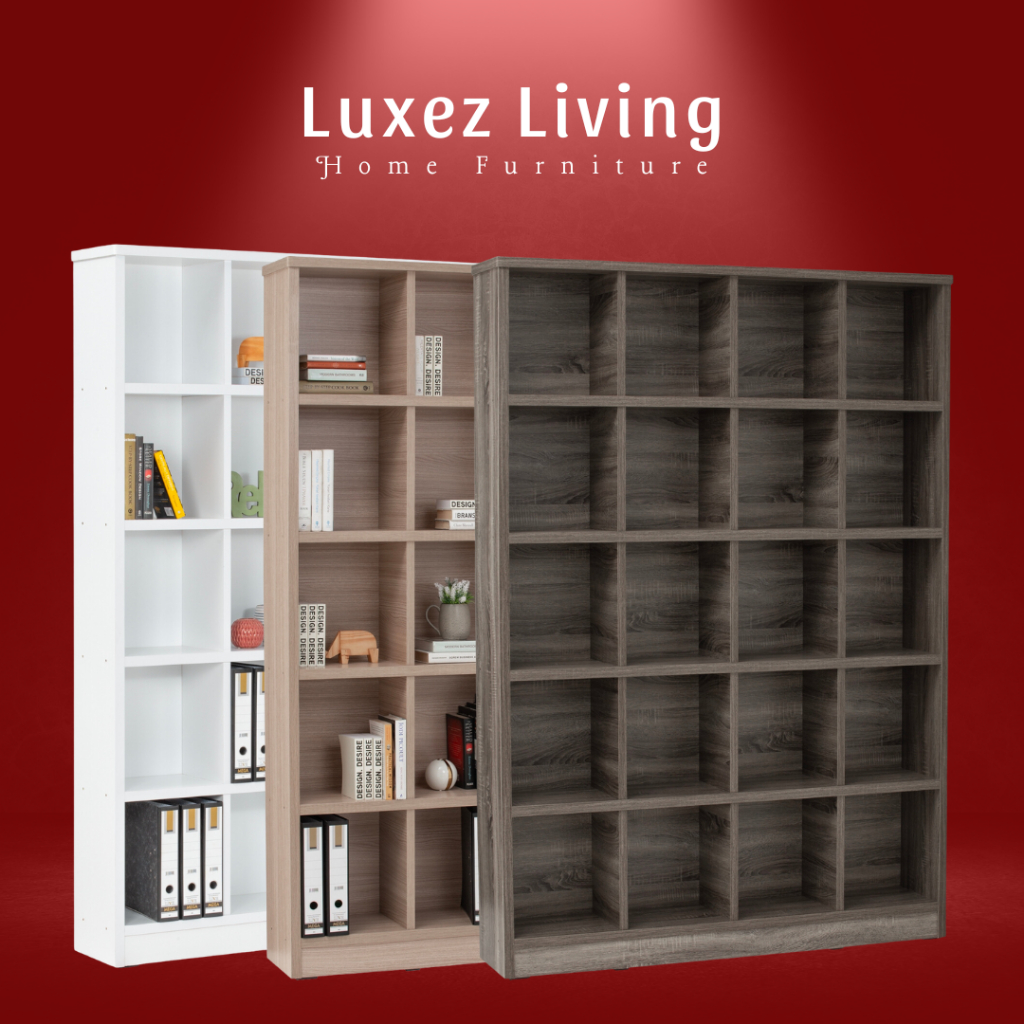 LUXEZ LIVING HAVIR 20 Compartment File Cabinet 4x5 Office Storage ...
