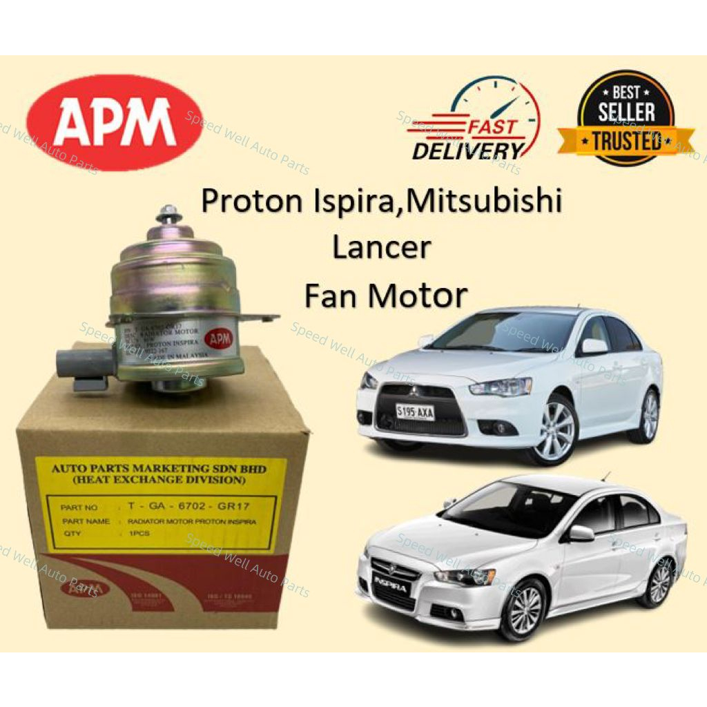Proton Inspira, Mitsubishi Lancer Radiator Fan Motor Apm Oem | Shopee ...
