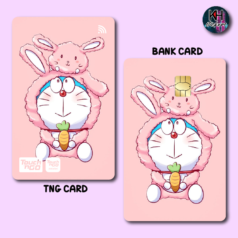DORAEMON - TOUCH N GO CARD / ATM CARD STICKER COVER, TNG CARD, BANK ...
