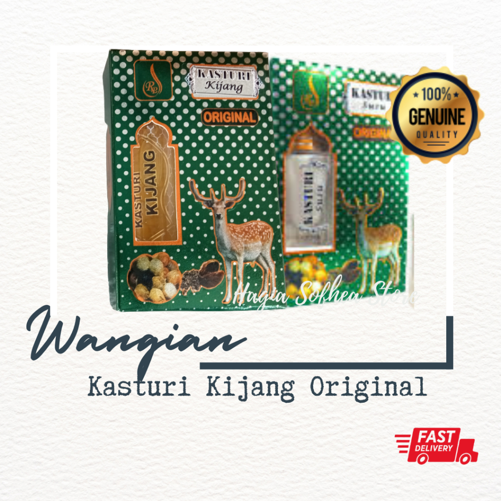 Wangian Sunnah Premium WANGIAN KASTURI KIJANG & KASTURI SUSU ASLI 8ml ...