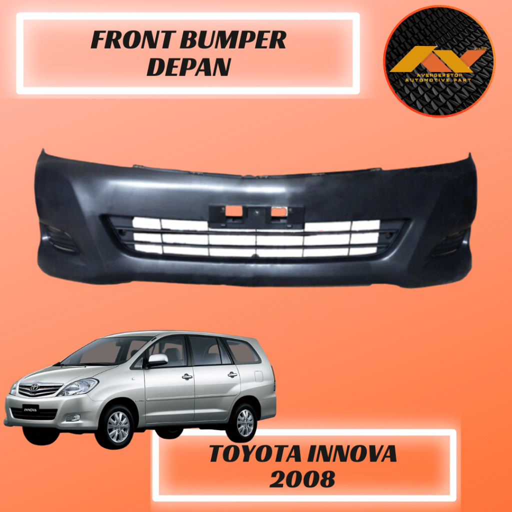 Toyota Innova Tgn40 2008 - 2011 ( 2nd Model ) Front Bumper Depan 100% ...