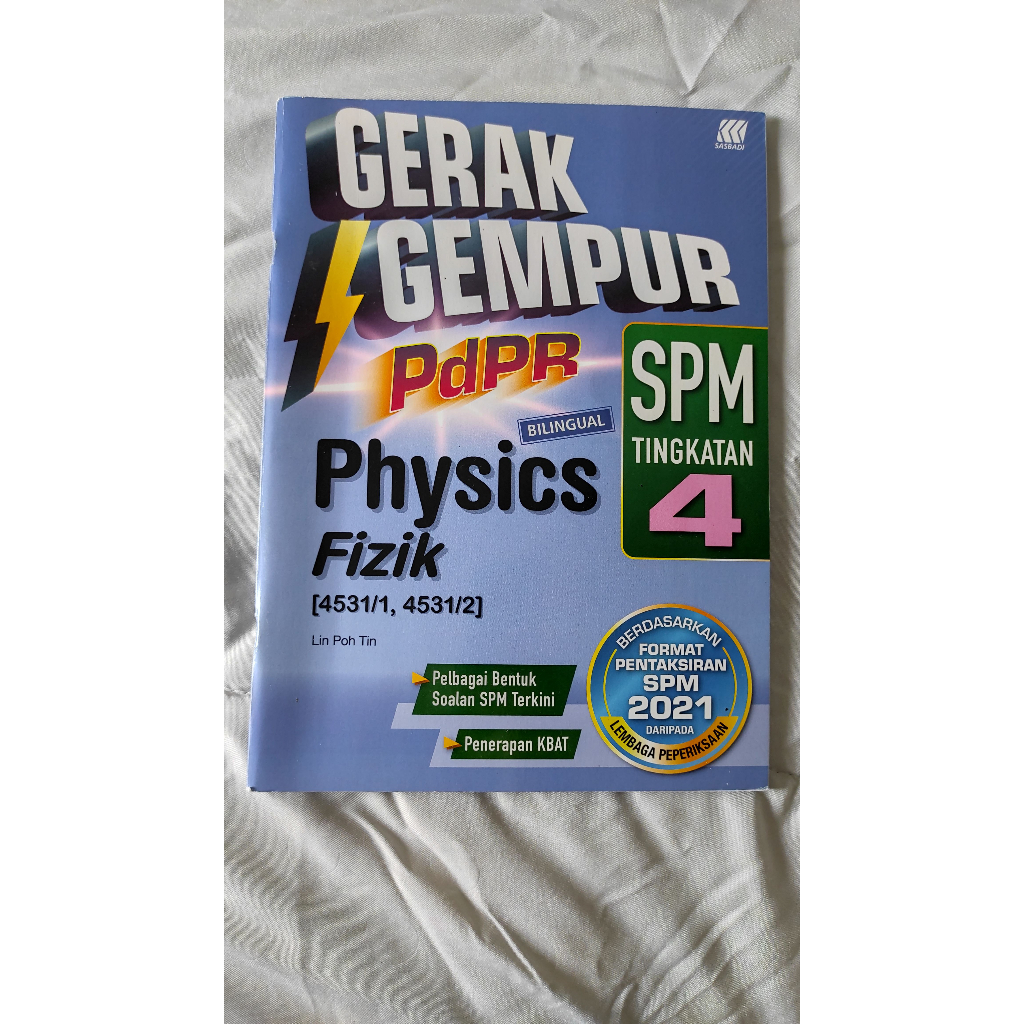 Ting 4 Form 4 SPM Physics Fizik DLP Dwibahasa Gerak Gempur (Used ...