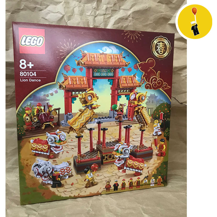 LEGO 80104 Chinese New Year Festival Lion Dance (Condition as photo show) | Shopee Malaysia