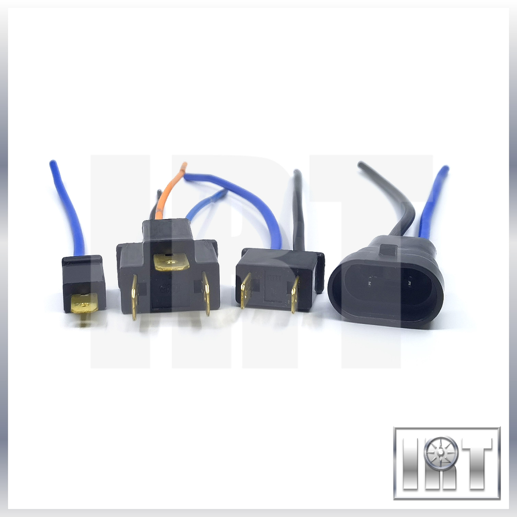 Male Socket Headlamp H1 H3 H4 H7 H8 H9 H11 H16 9005 9006 Light Spot ...
