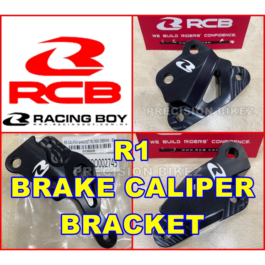 RCB R1 BRAKE CALIPER BLACK BRACKET Y15ZR Y16ZR LC135 RS150 RSX XMAX ...