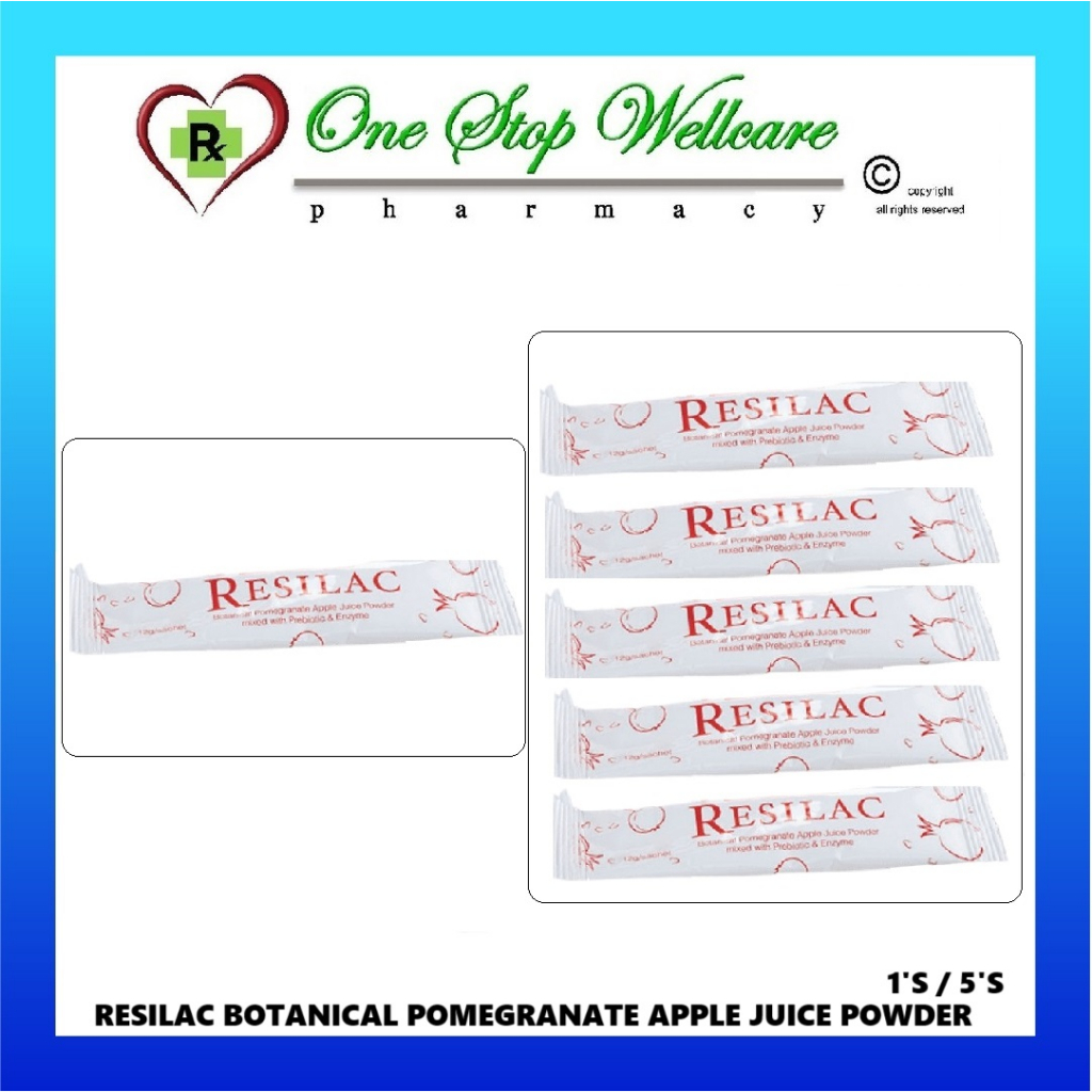 (EXTRA 2 GIFTS) RESILAC BOTANICAL POMEGRANATE APPLE JUICE POWDER 1'S ...