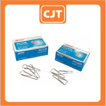 (PC025 / PC031)Astar Paper Clip, triangle, 80pcs per box c | Shopee ...