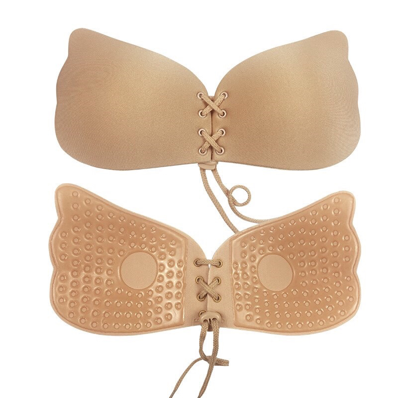 (Ready stock ) Butterfly Wing Strip Nubra Invisible Bra Strapless Wedding Dinner Invisible Nubra ...