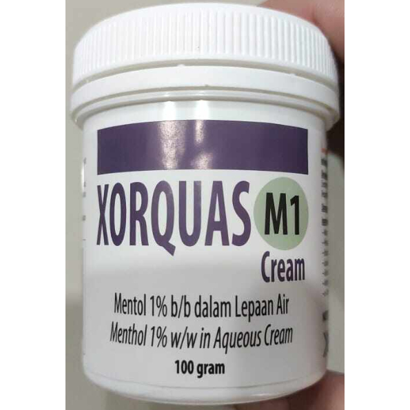 XORQUAS M1 Cream 100g (MENTHOL 1%) | Shopee Malaysia
