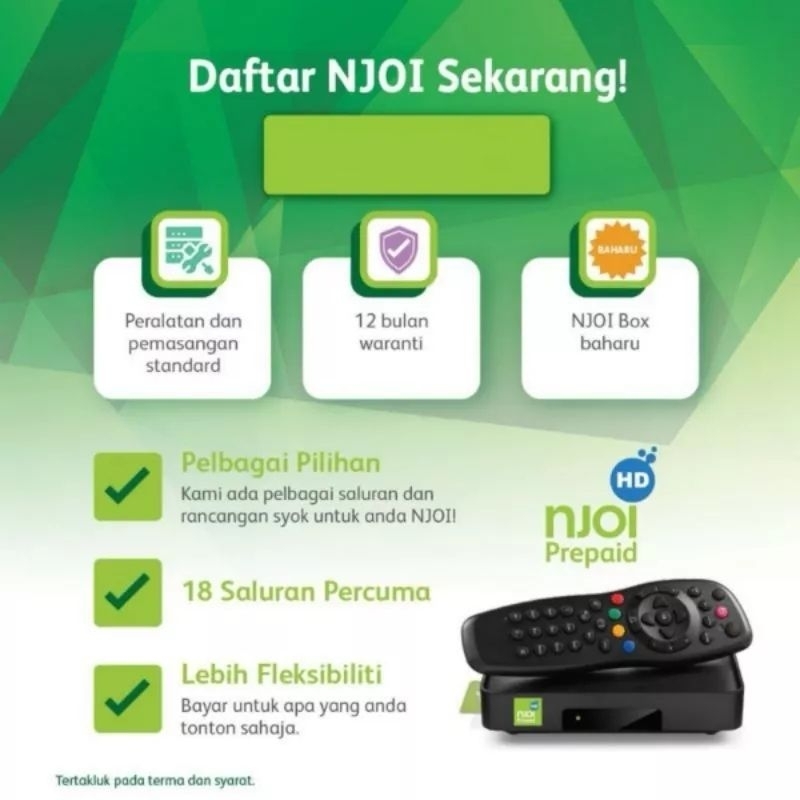 Njoi HD decoder Baca Description sebelom order (Termasuk pasang dan ...