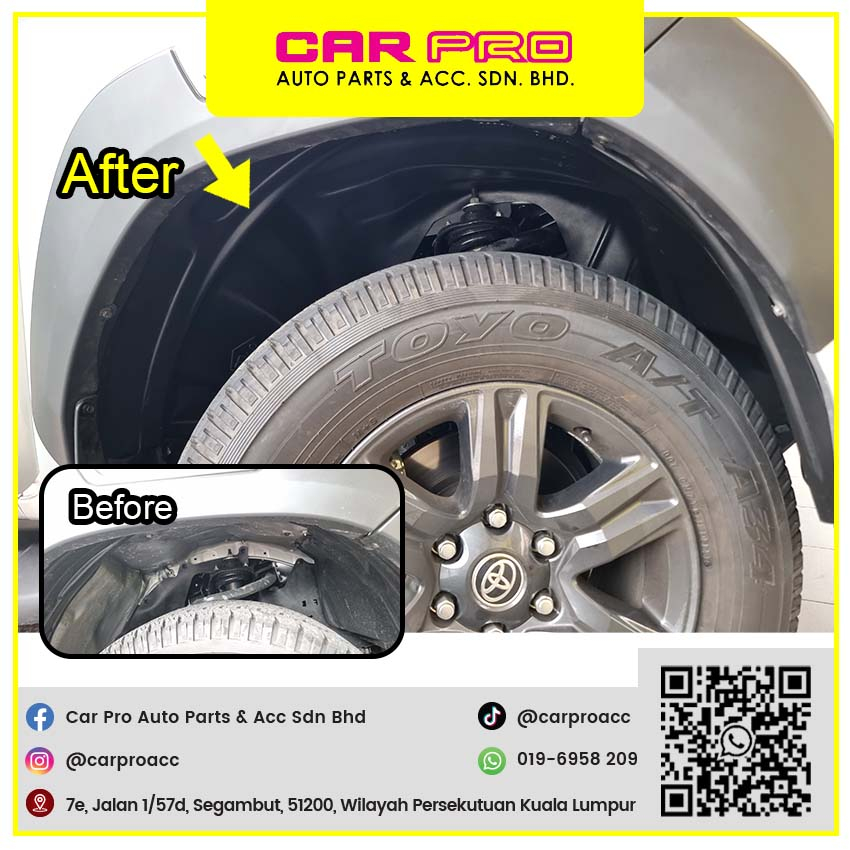 Toyota Hilux Rogue Revo Rocco 2016 - 2023 Inner Wheel Cover Daun Pisang ...