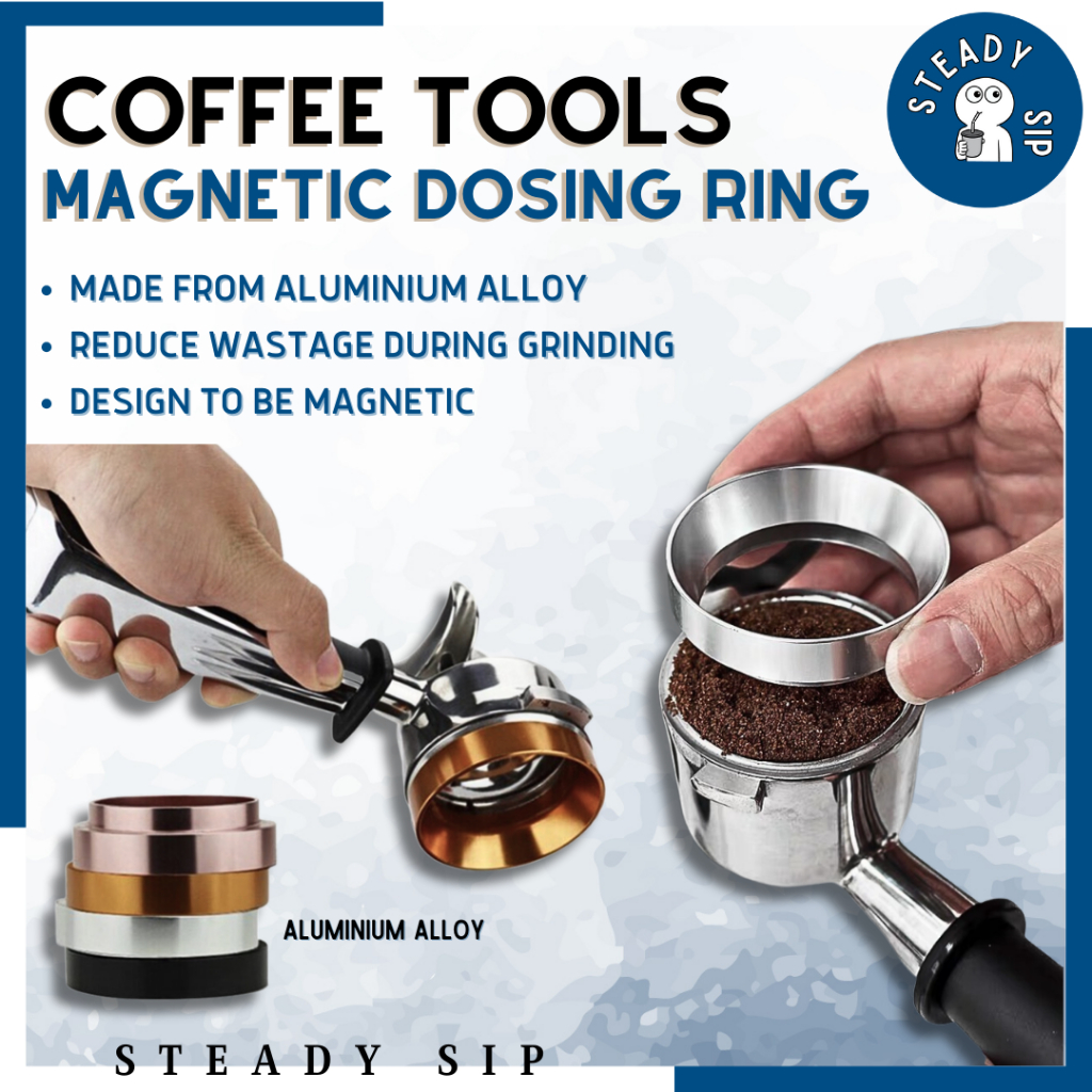 Steady Sip Coffee Dosing Ring 51mm 53mm 58mm Magnetic Dosing Ring ...