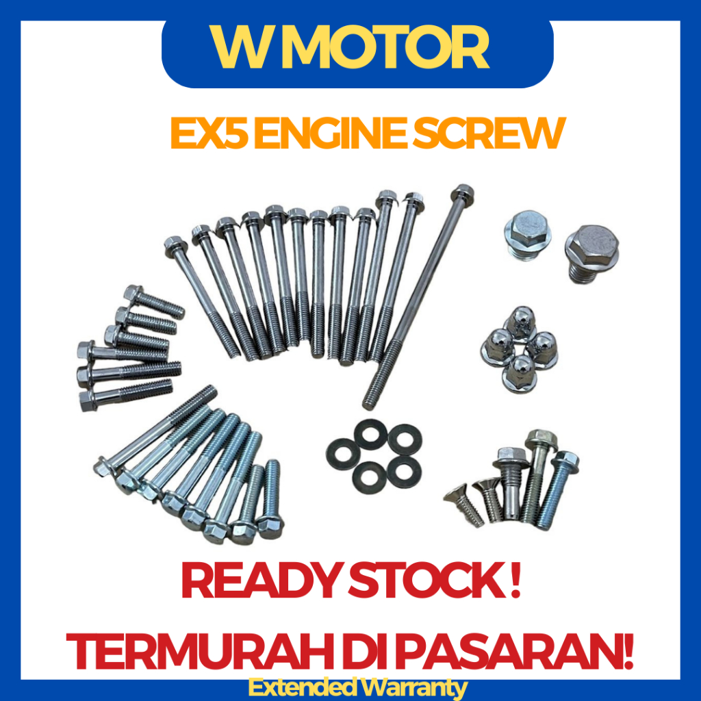 5 STAR EX5 DREAM ENGINE SCREW COMPLETE SET 5 STAR!!FULL SET ENGINE ...