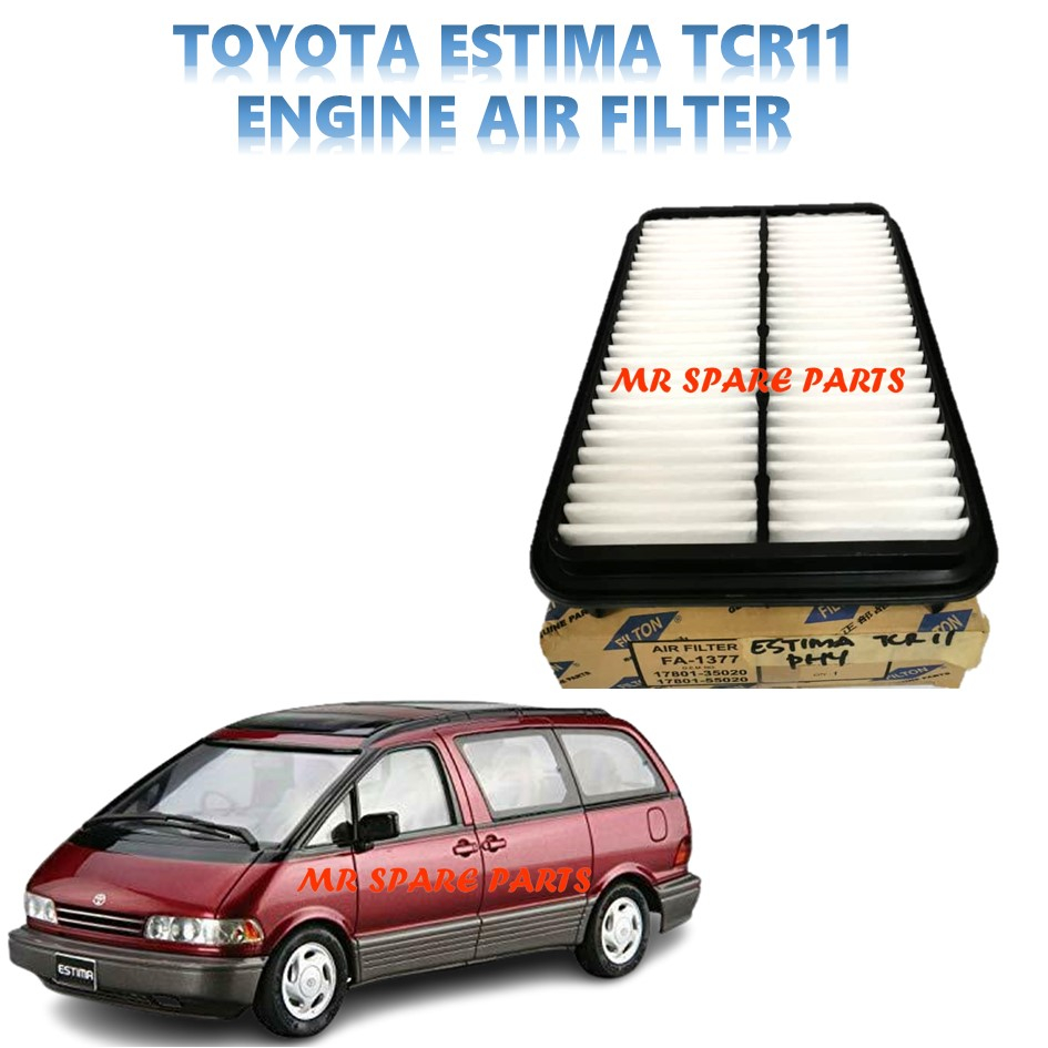 TOYOTA ESTIMA TCR11 ENGINE AIR FILTER | Shopee Malaysia