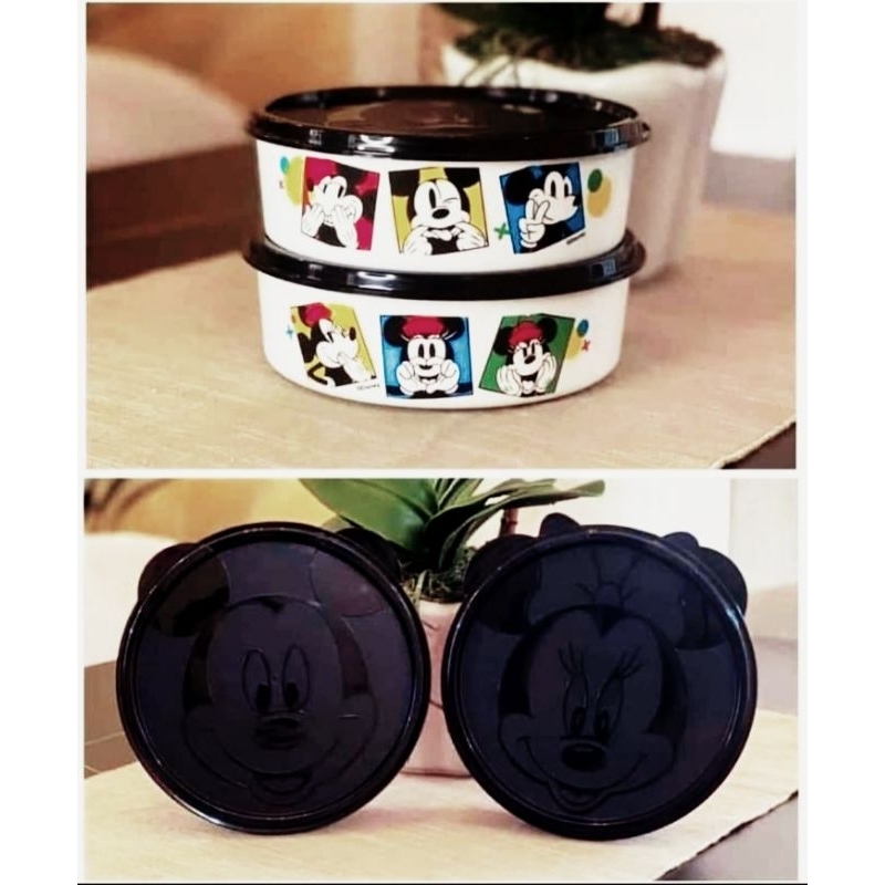Tupperware Mickey & Minnie Handy bowls (1 pcs) 700ml (white) | Shopee ...