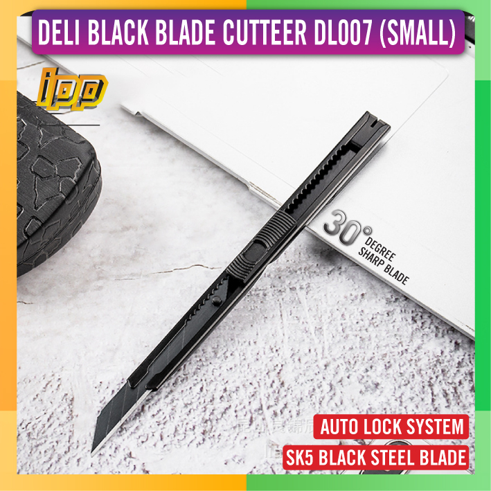 Deli Cutter DL0074H With SK5 Black Steel Blade / Metal Body 30° Degree ...