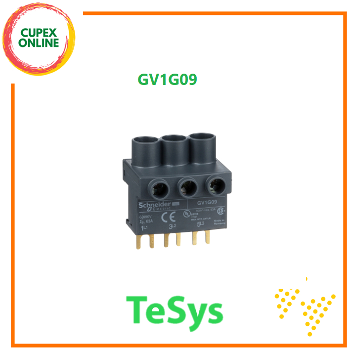 Schneider Electric Tesys GV Top Feed Terminal Block 3P for Busbars ...
