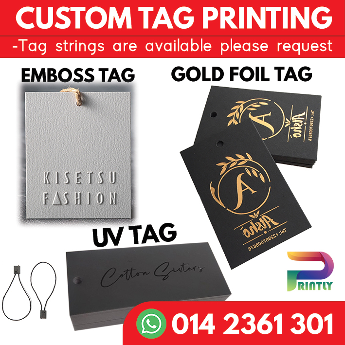 Customized price tag, gift tag, clothing tag, product tag, hang tags ...