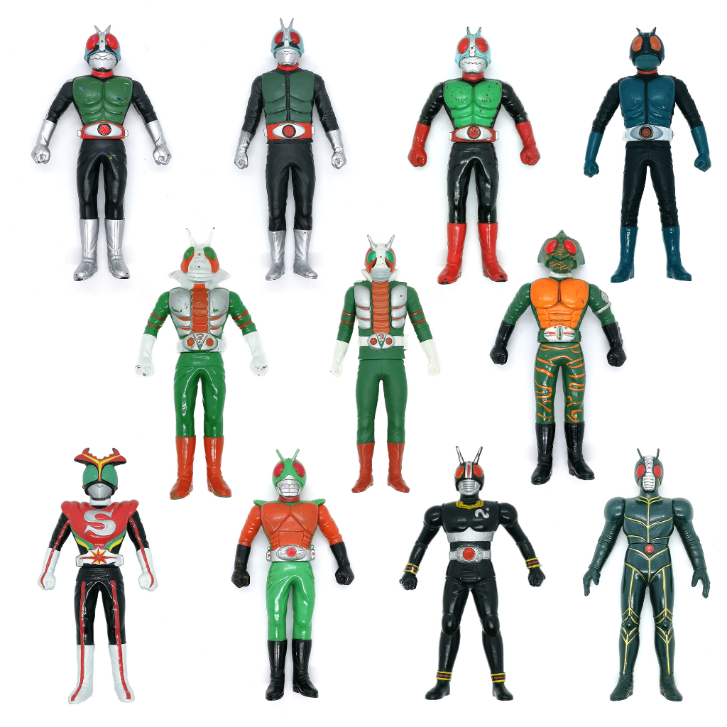 Pre Owned 7 inch Bandai RHS Kamen Masked Rider Hero Series Ichigo Sofubi Figure showa amazon ...