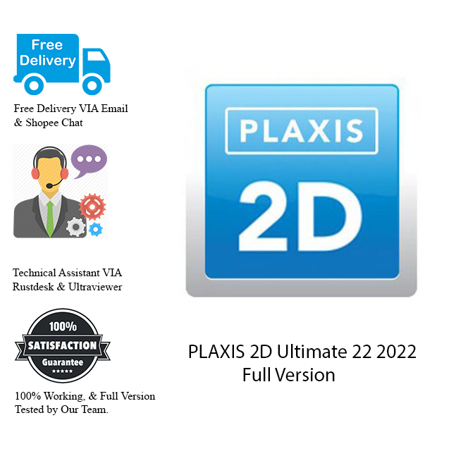 PLAXIS 2D Ultimate 22 2022 Full Version | Shopee Malaysia
