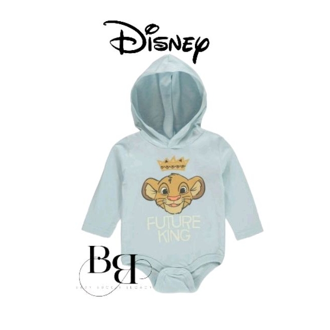 FOS Disney Lion Blue Hoodie Romper 0-24m | Shopee Malaysia