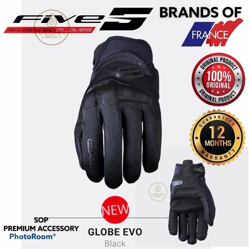 ORIGINAL 💯 FIVE5 GLOBE EVO 2023 FIVE 5 RIDING GLOVE ORIGINAL FIVE 5 ...