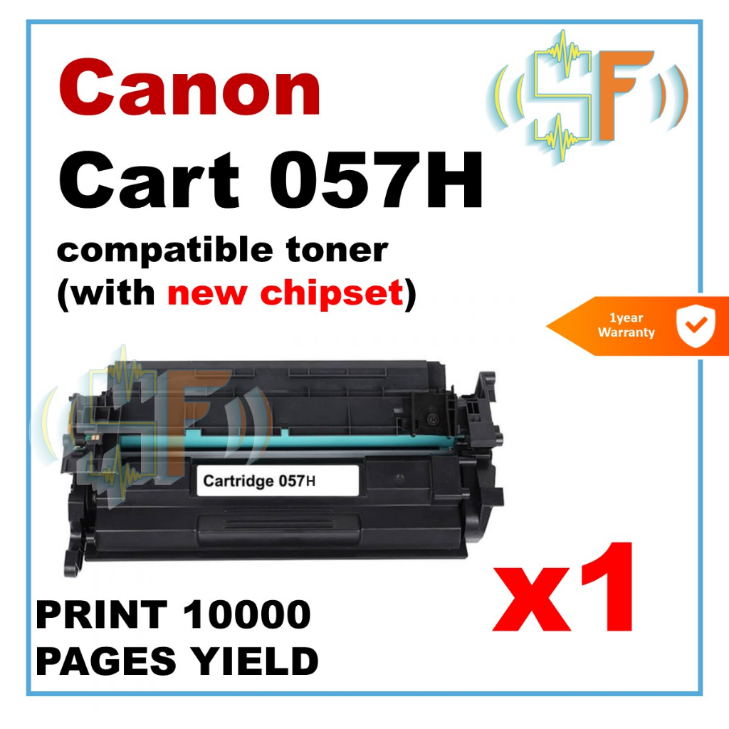 Canon Cartridge 057 057H ( WITH NEW CHIP ) HIGH YIELD Compatible Toner ...