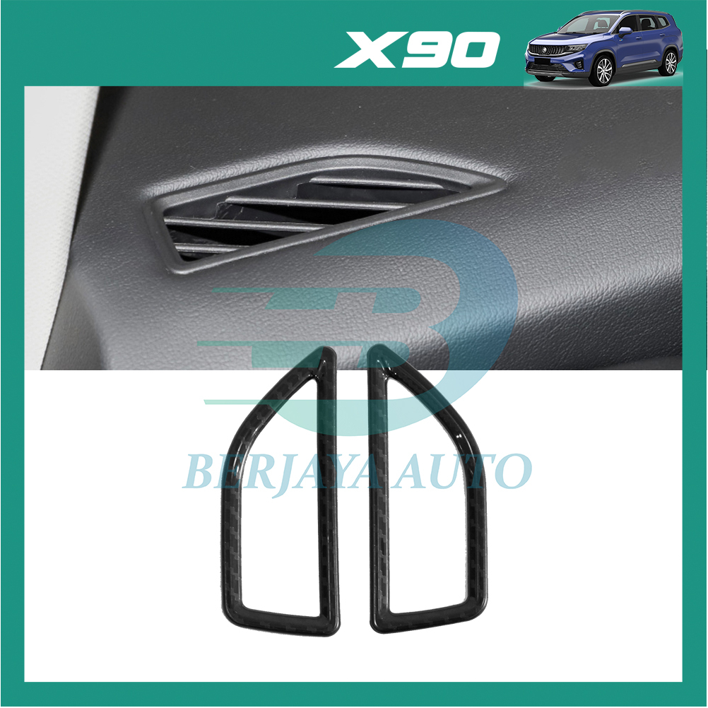 Proton X90 (2020-2024) Dashboard Aircond Lining Carbon Berjaya Auto Car Accessories | Shopee ...