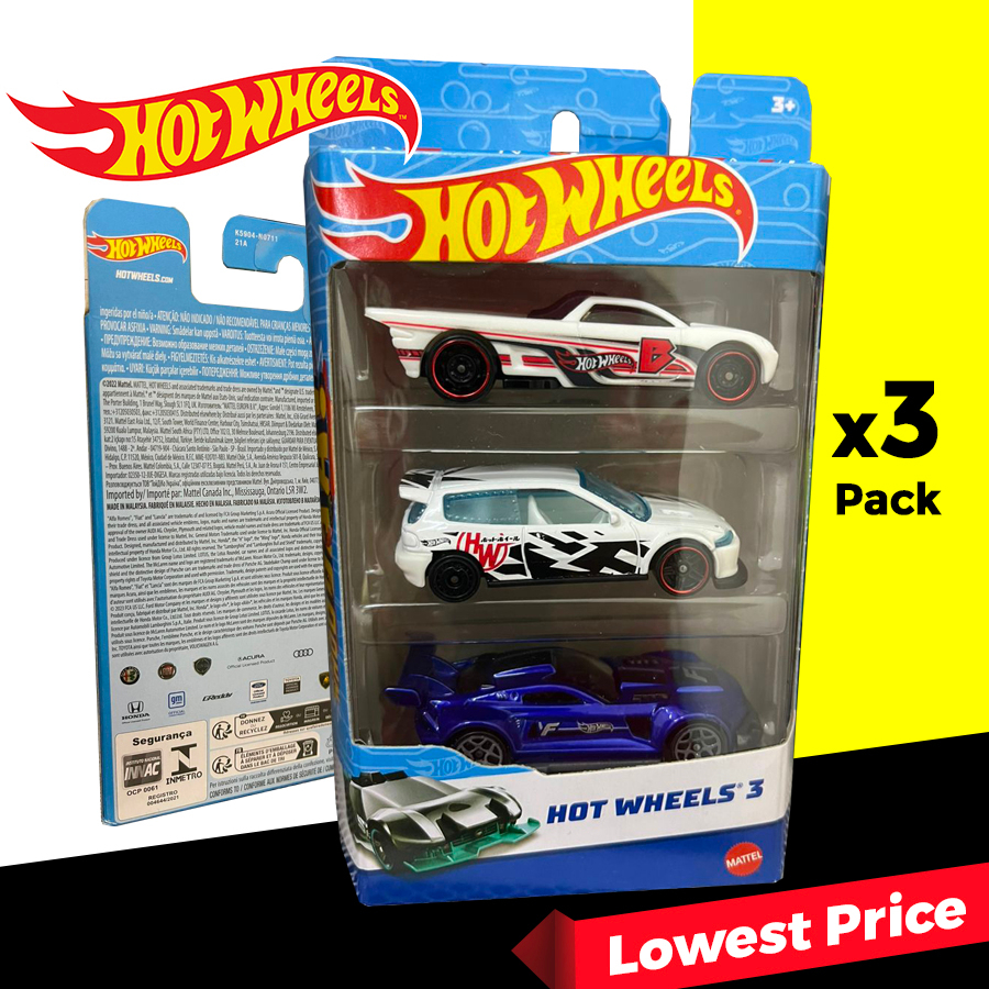 Hot Wheels 3 Pack Boxset Honda Civic Hotwheels Honda Civic EG all 3 ...