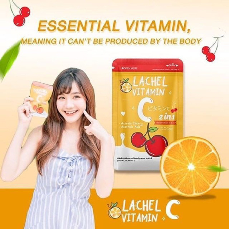 LACHEL VITAMIN C 2in1 1pack 60capsules | Shopee Malaysia