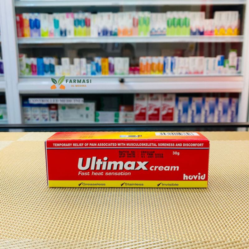 🌿 | Hovid ULTIMAX CREAM Fast Heat Sensation ( 30g ) | Shopee Malaysia