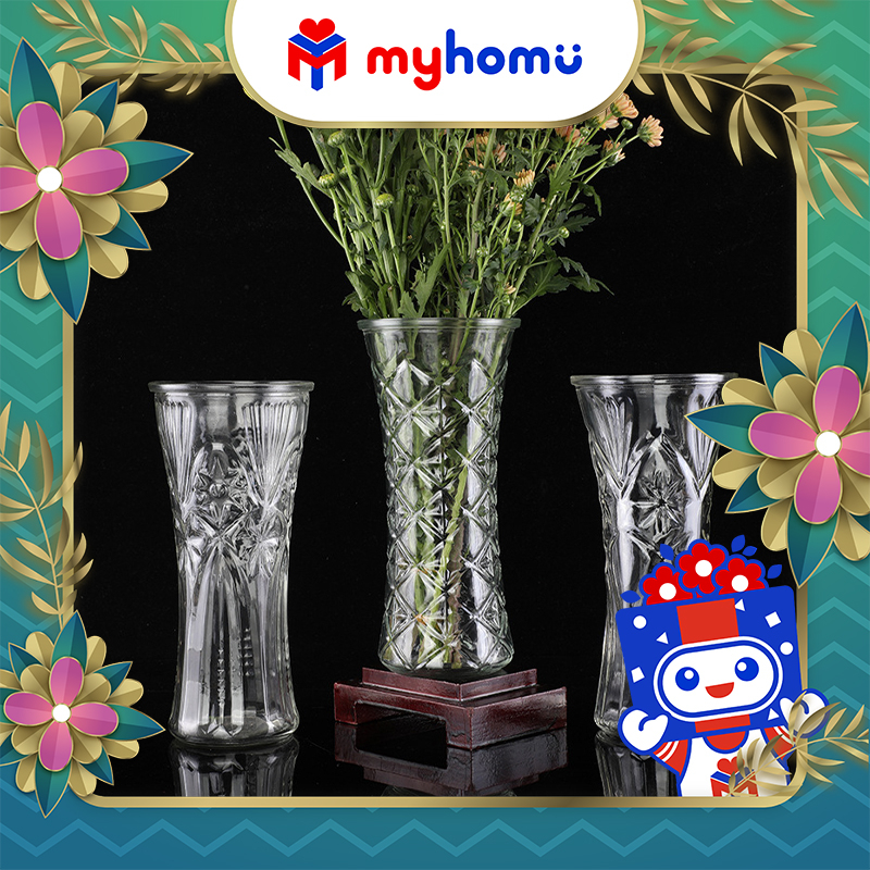20CM - 30CM Pasu Kaca Tinggi Glass Vase Pampas Bunga | Shopee Malaysia