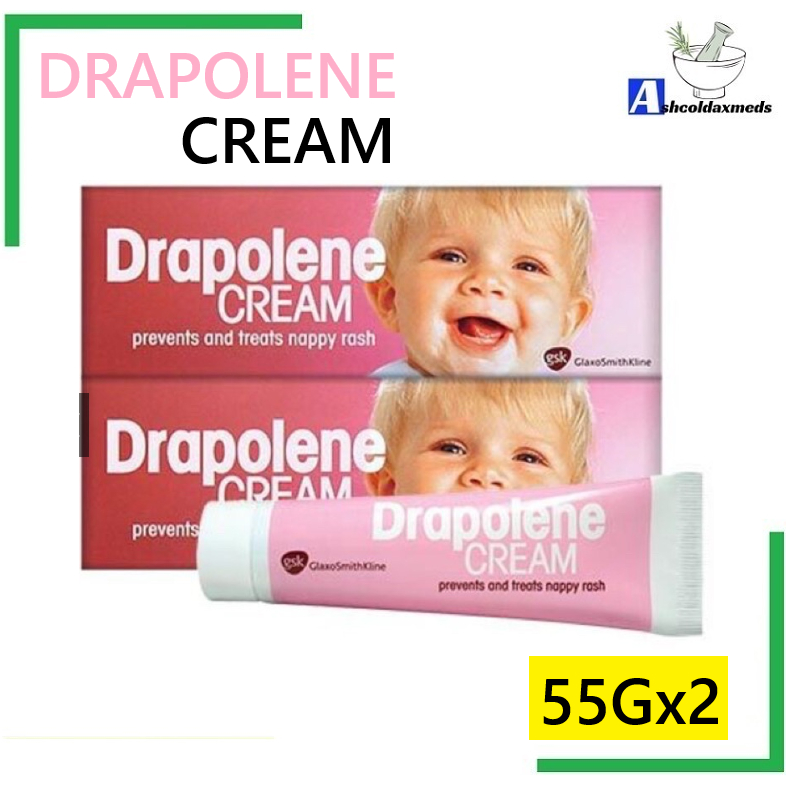(55GMX2) Drapolene Cream Prevents and Treats Nappy Rash EXP06/27 ...