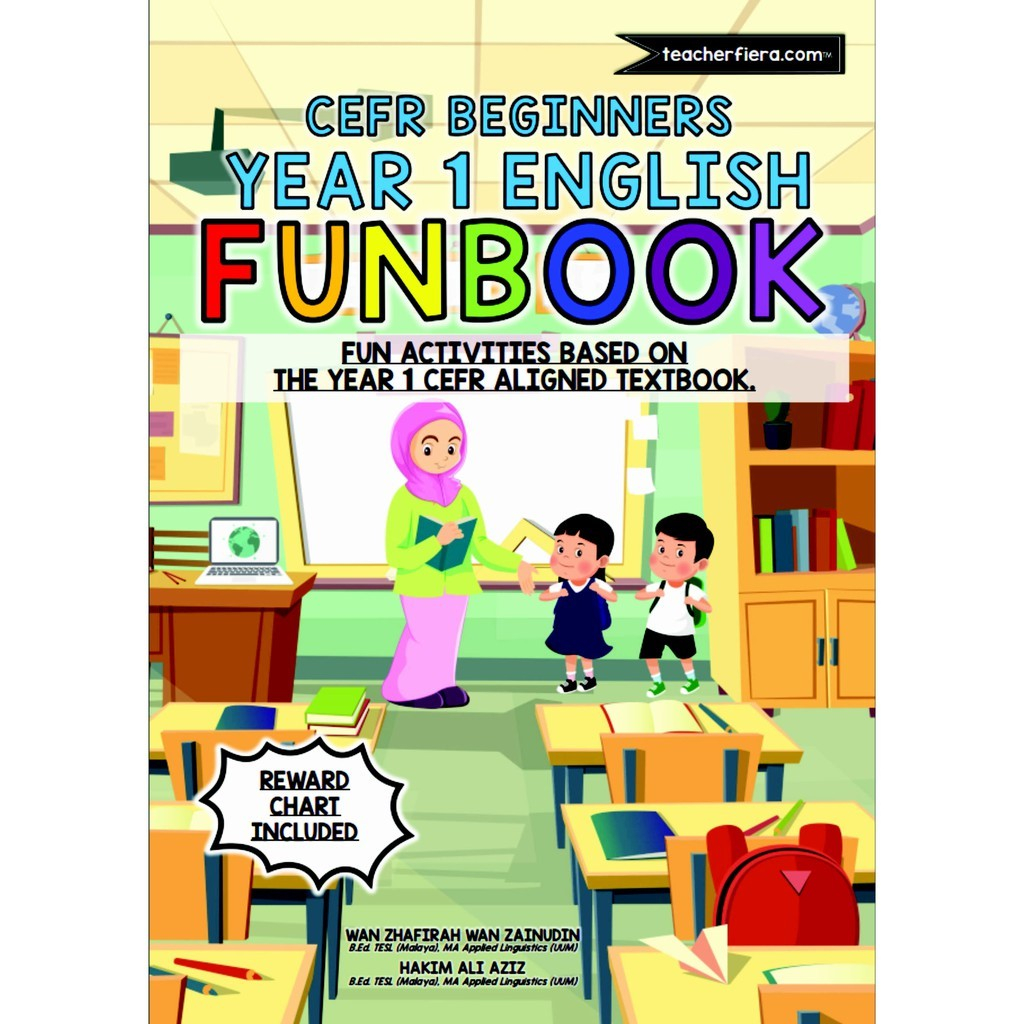 CEFR BEGINNER FUN BOOK TEACHERFIERA.COM ENGLISH YEAR 1,2&3 | Shopee ...